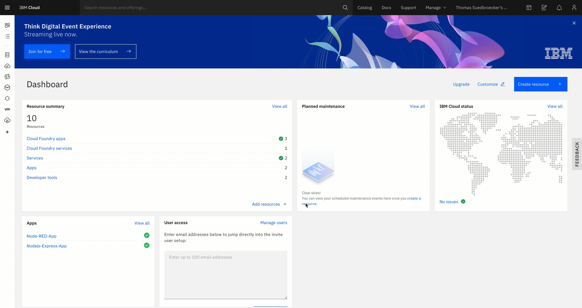 (Outdated) Run a Docker image as a Cloud Foundry App on IBM Cloud ...
