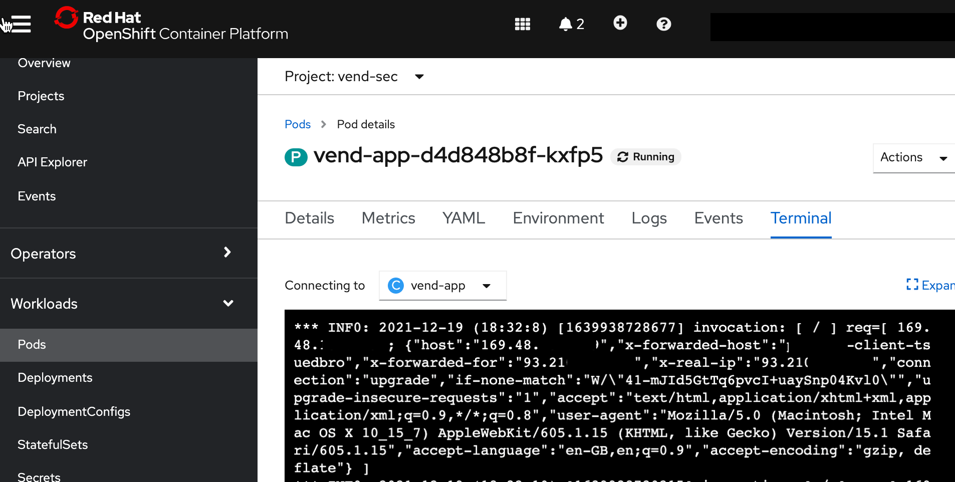 Use a Ngnix load balancer on a VSI to access an application on ...