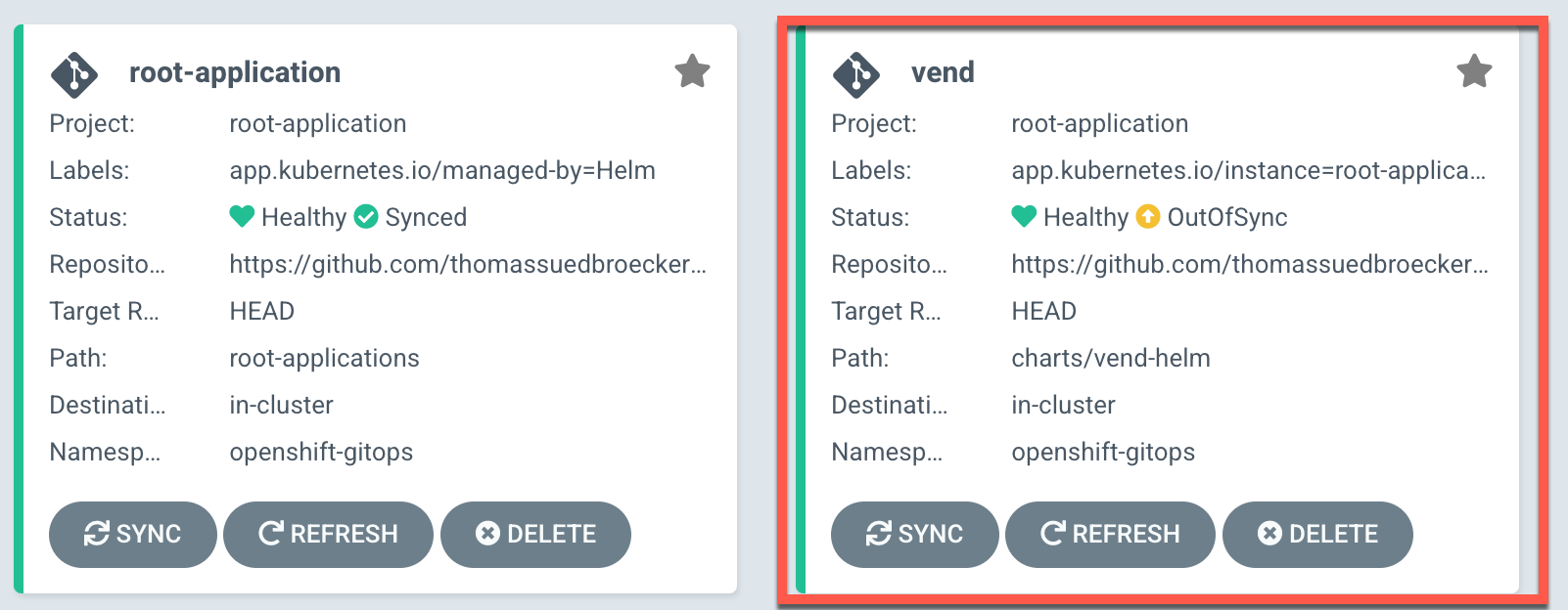 One option to setup an app-of-apps example in Argo CD – Thomas Suedbroecker's Blog