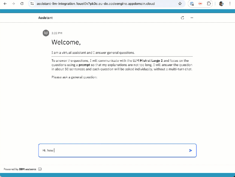 Create a Full-Screen Web-Chat with watsonx Assistant, IBM Cloud Code ...