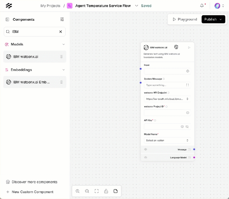 Create Your First AI Agent with Langflow and watsonx – Thomas Suedbroecker's Blog