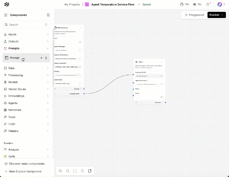 Create Your First AI Agent with Langflow and watsonx – Thomas ...
